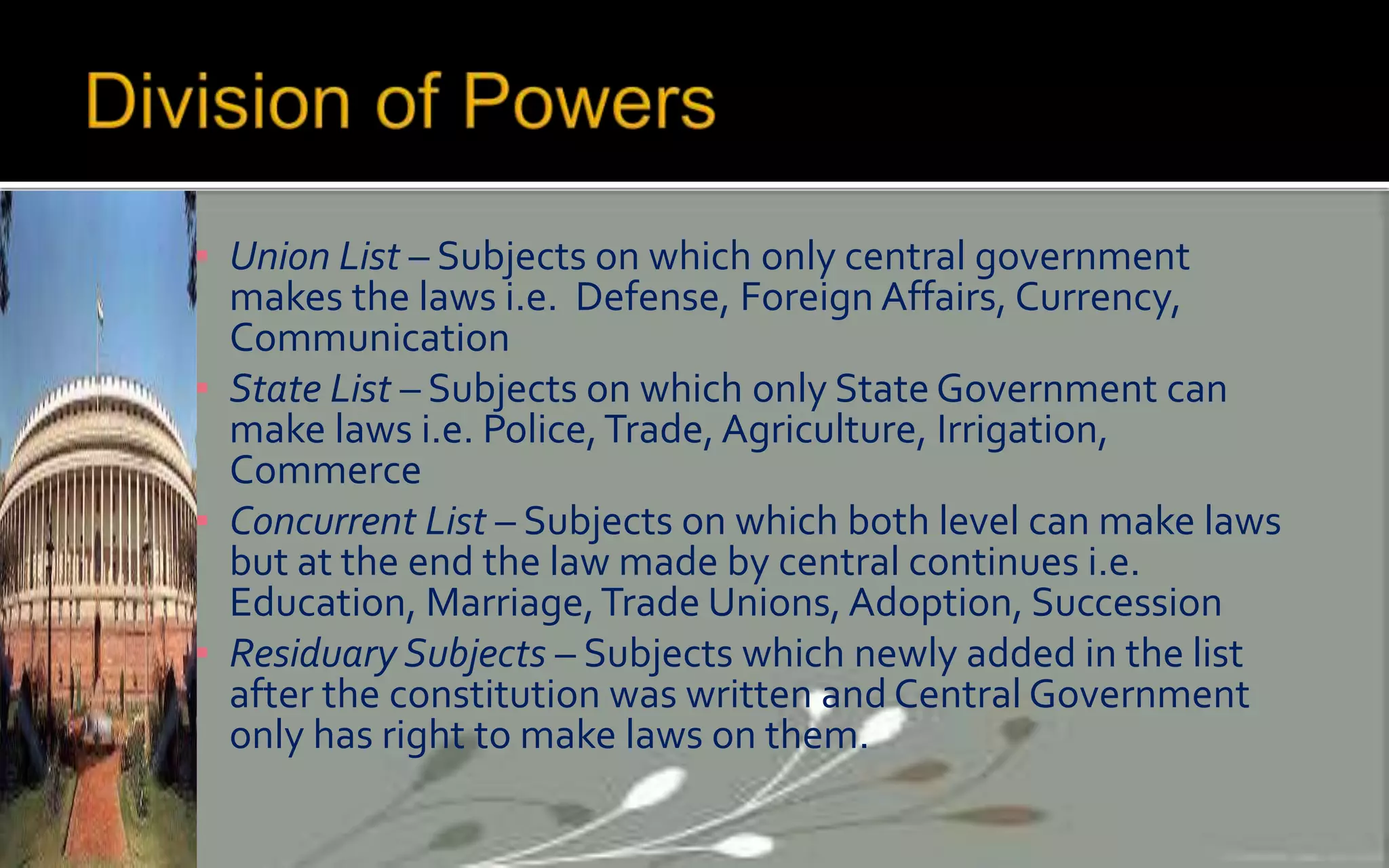 Federalism ppt | PPTX