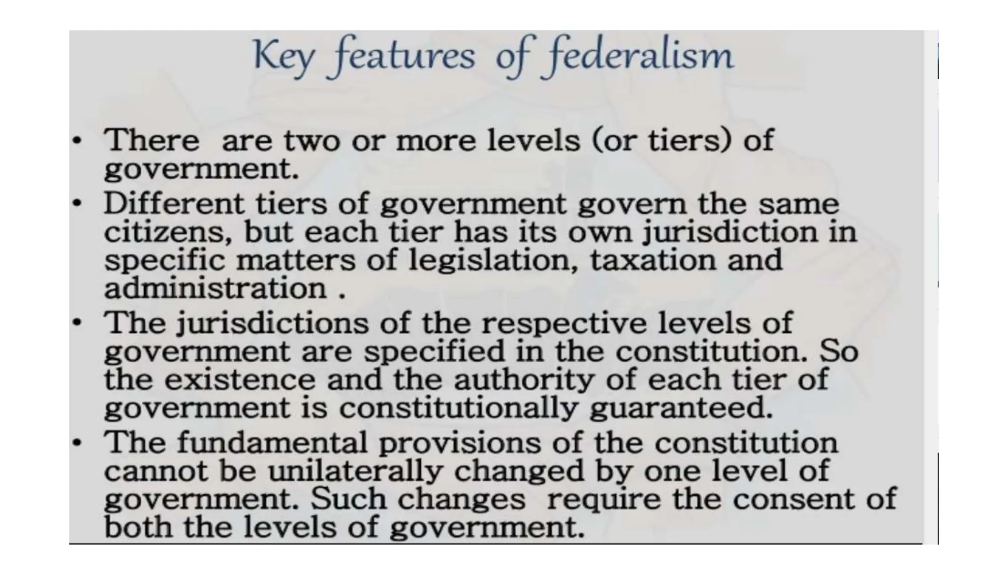 Federalism ppt.pptx class 10 political science | PPTX