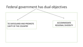 Federalism ppt.pptx class 10 political science | PPTX