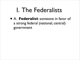 Federalist And Antifederalist | PPT