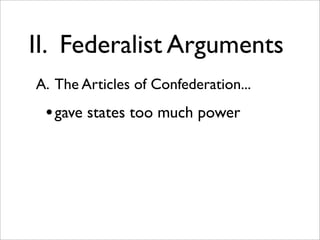 Federalist And Antifederalist | PPT