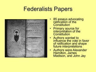 Federalist Vs | PPT