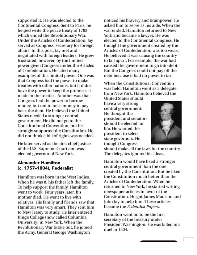 Federalist papers lesson plan student copy | PDF