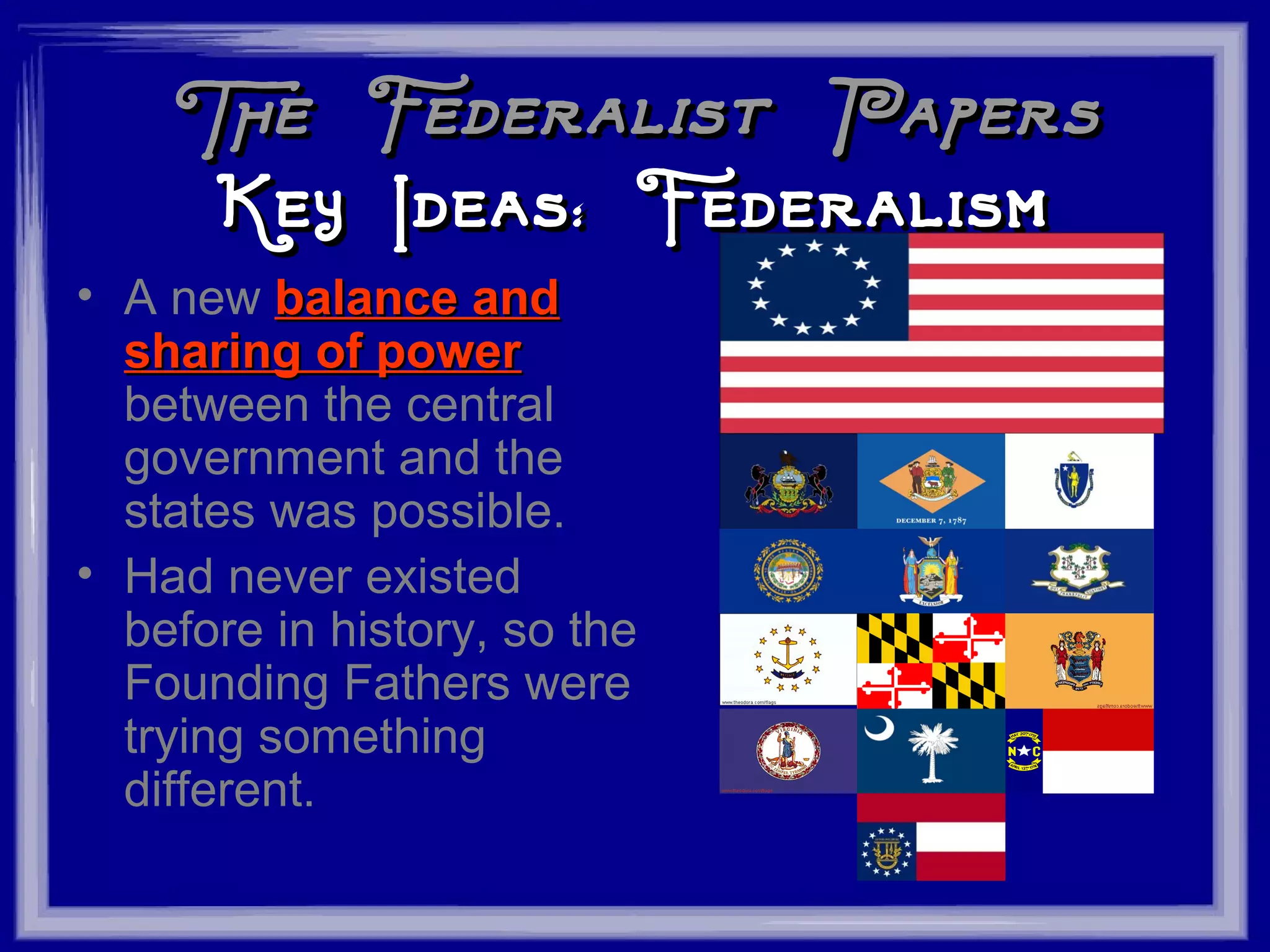 Federalist papers presentation | PPT