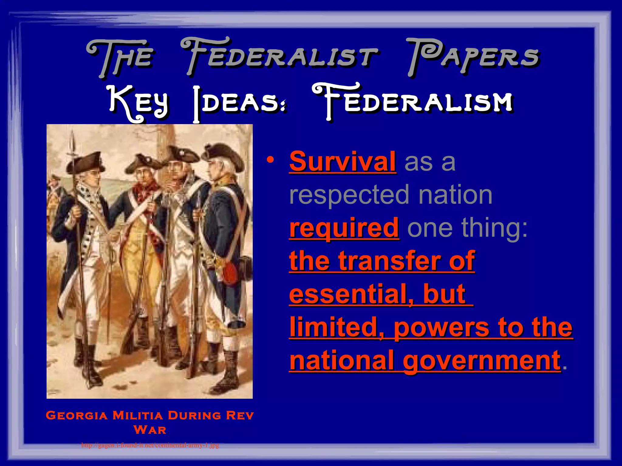 Federalist papers presentation | PPT