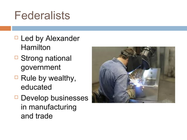 Federalists vs. Republicans | PPT