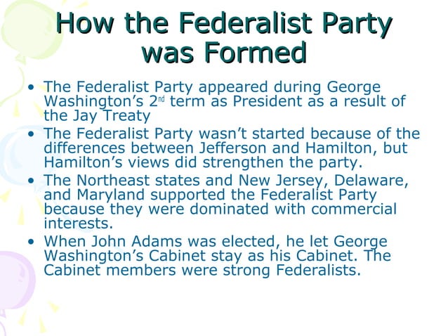 Federalists vs. Republicans | PPT