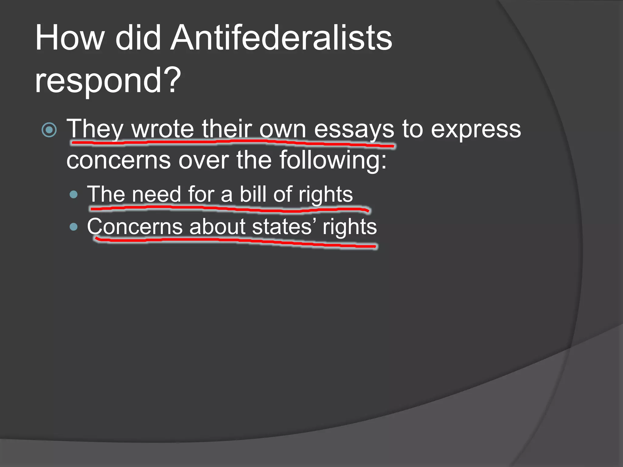 Federalists vs antifederalists | PPTX