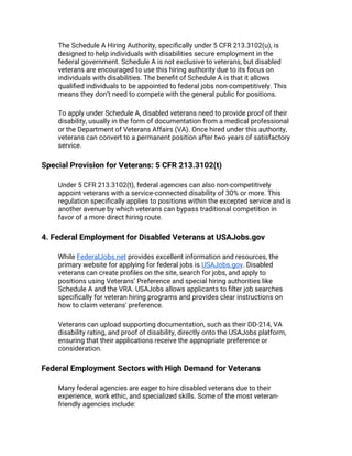 Federal Jobs for Disabled Military Veterans | DOCX