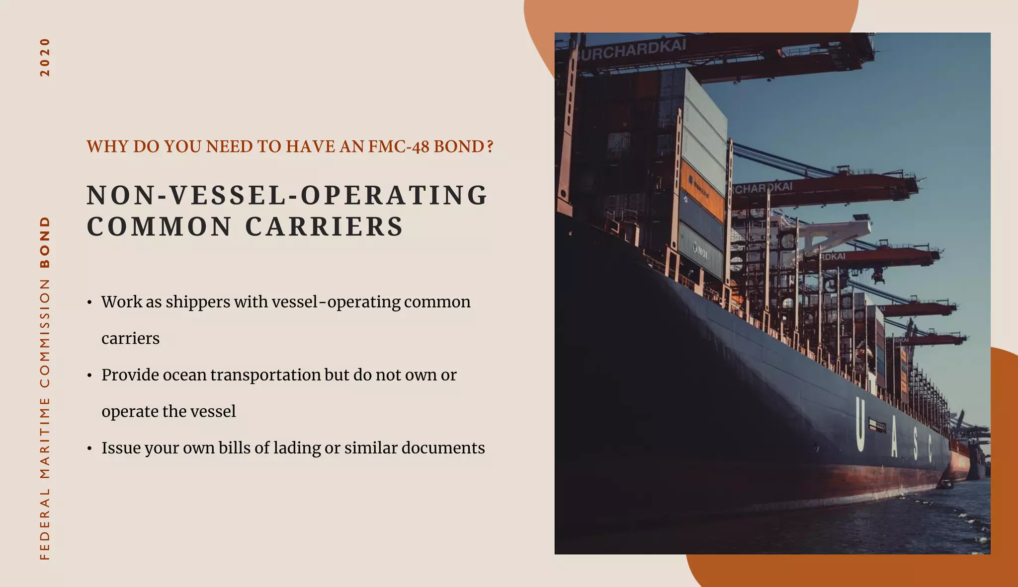 What is a Federal Maritime Commission bond? | PPT