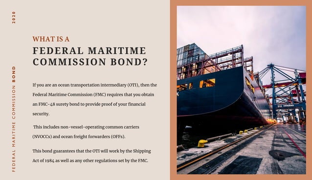 What is a Federal Maritime Commission bond? | PPT