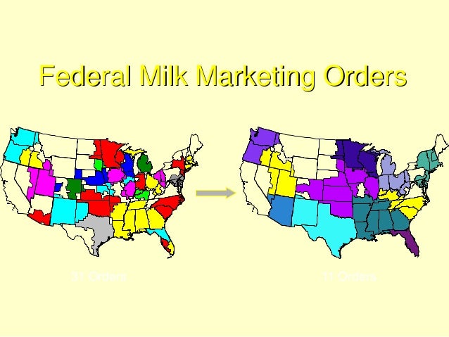 History and Function of the Federal Milk Marketing Orders