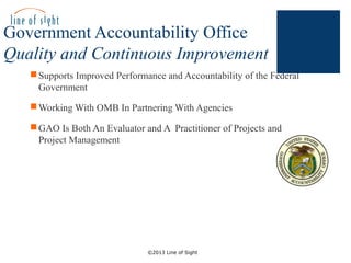 Federal Project Management - Line of Sight | PPT