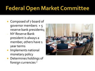 Federal Reserve Board Powerpoint | PPTX | Business Banking & Finance ...