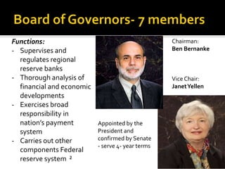 Federal Reserve Board Powerpoint | PPTX | Business Banking & Finance ...