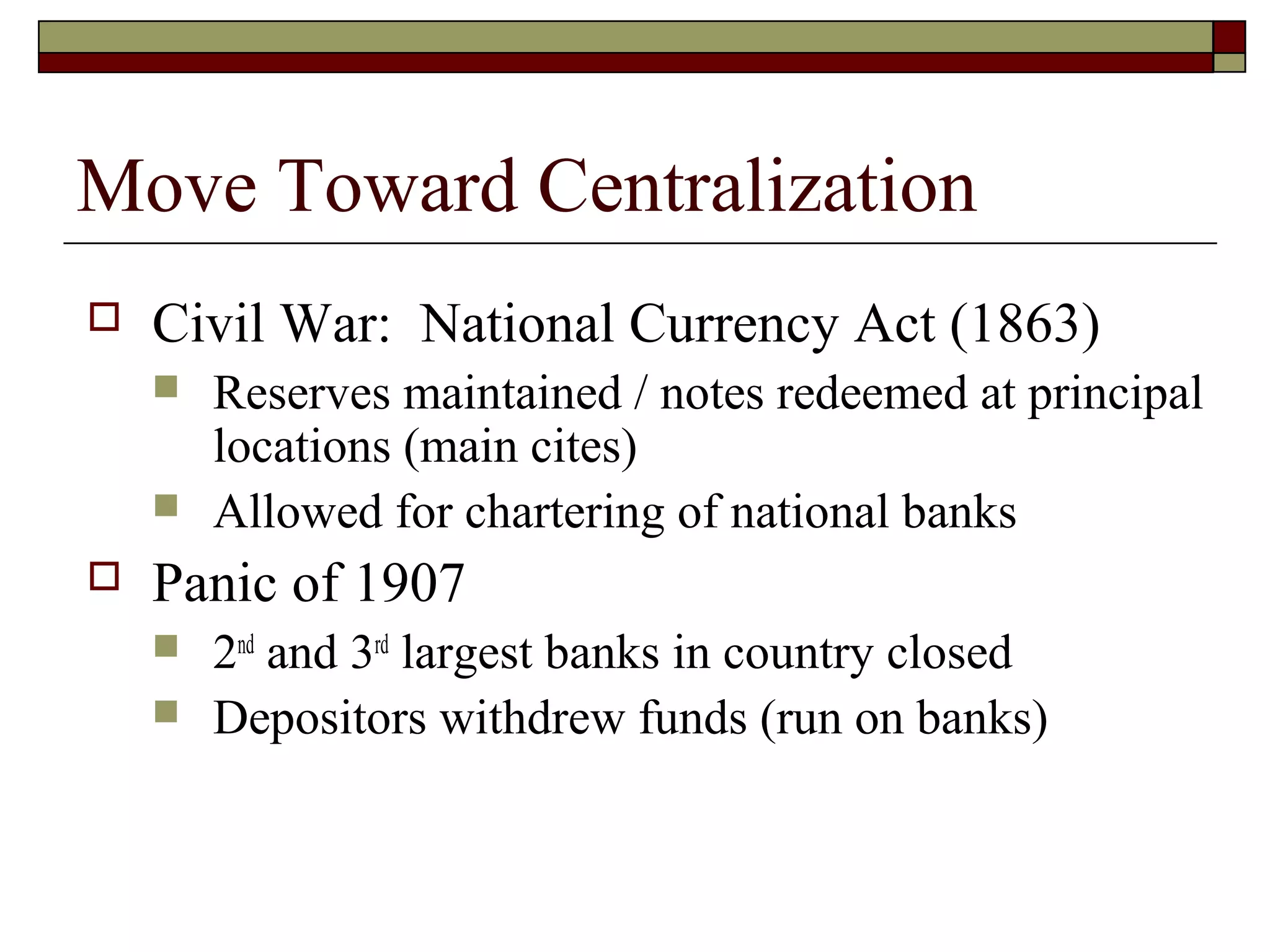 Federal reserve presentation 1 | PPT | Business Banking & Finance ...