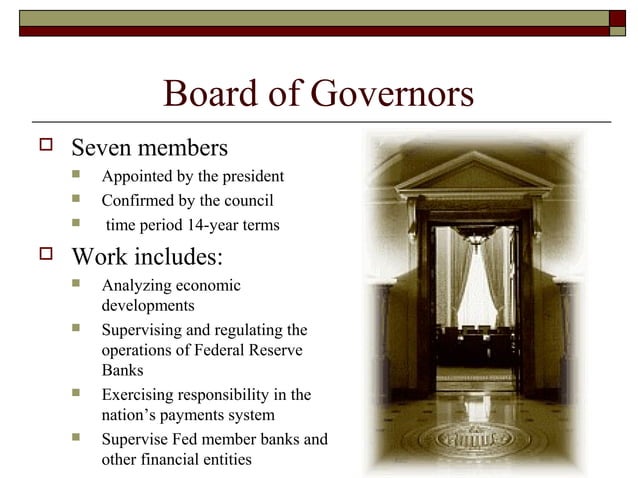 Federal reserve presentation 1 | PPT | Business Banking & Finance ...