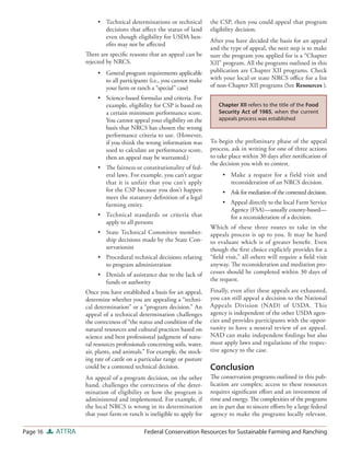 Federal Conservation Resources for Sustainable Farming and Ranching ...