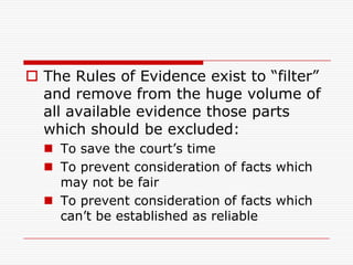 Federal rules of evidence | PPT