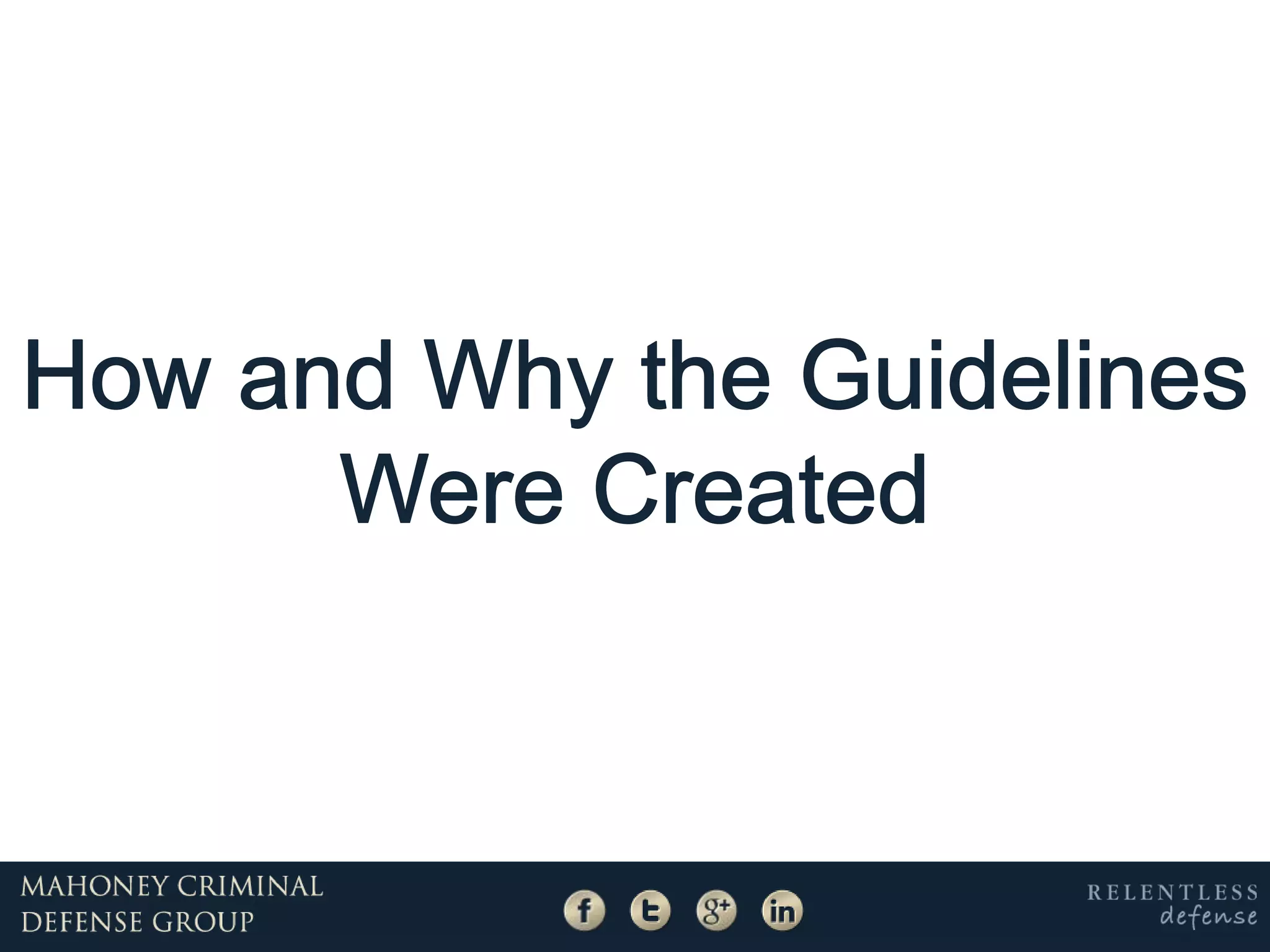 Federal Sentencing Guidelines: Understanding the Basics | PDF