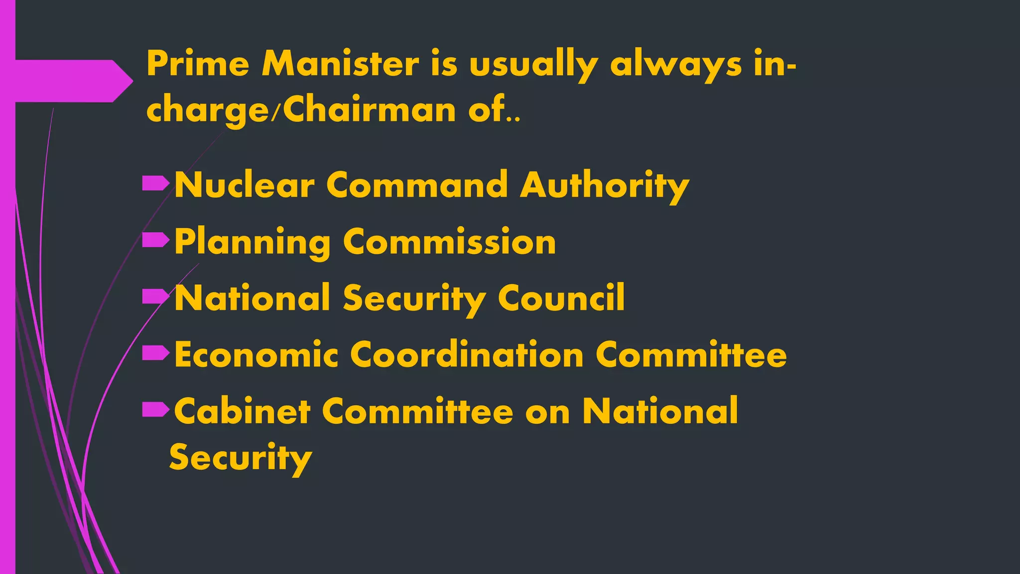 Federal Structure of Pakistan Government | PPTX