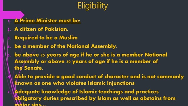 Federal Structure of Pakistan Government | PPTX