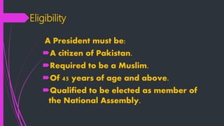 Federal Structure of Pakistan Government | PPTX