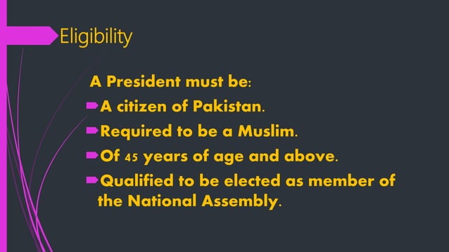 Federal Structure of Pakistan Government | PPTX