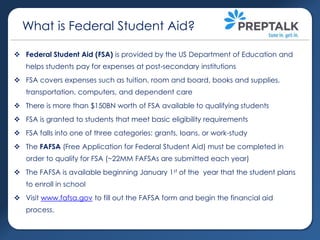 Federal student aid / FAFSA | PPT