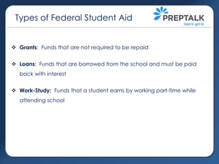 Federal student aid / FAFSA | PPT
