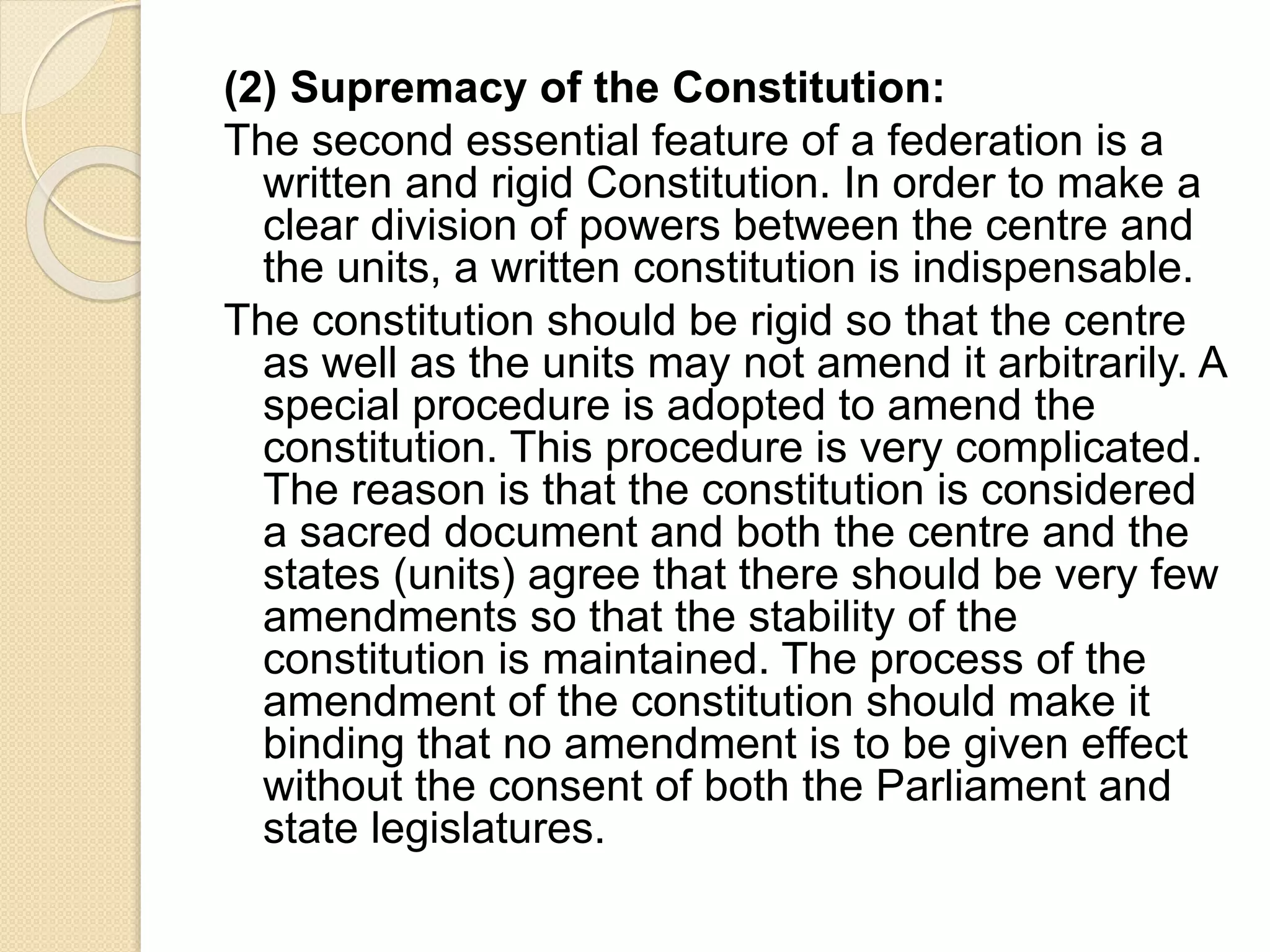 Federal system in india | PPTX