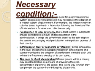 Federal system in india | PPTX