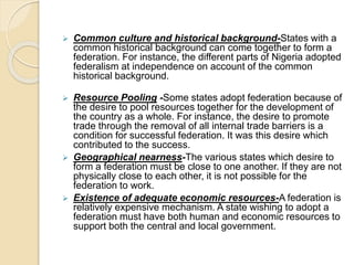 Federal system in india | PPTX