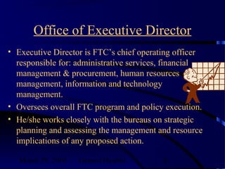 Federal trade commission -march 29, 2003 | PPT