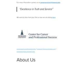 Federal Work-Study Overview - Howard University | PDF