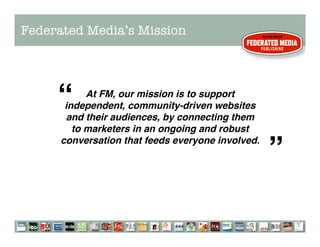 Audiences by Federation