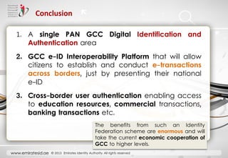 Federated e-Identity Management across GCC Countries | PPT