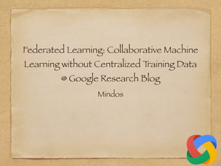 Federated learning | PDF