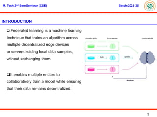 Federated Learning: Collabarative Learning | PPTX
