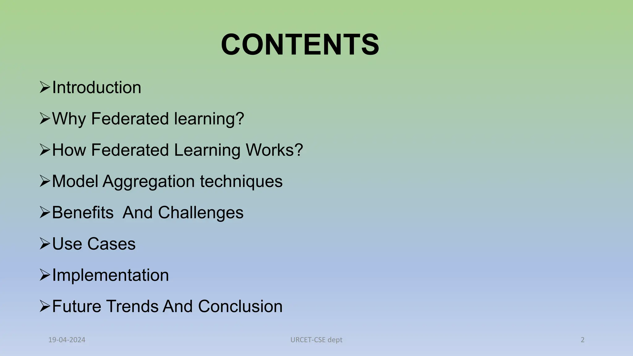 federated learning method of machine learning | PPTX