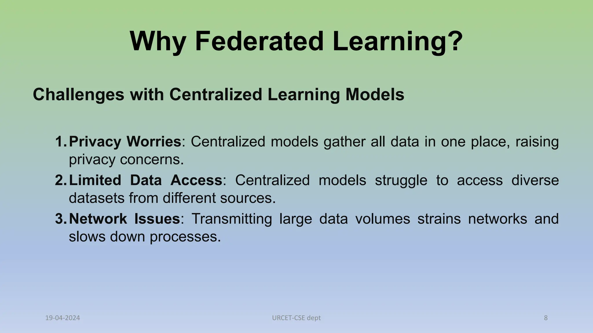 federated learning method of machine learning | PPTX