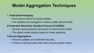 federated learning method of machine learning | PPTX