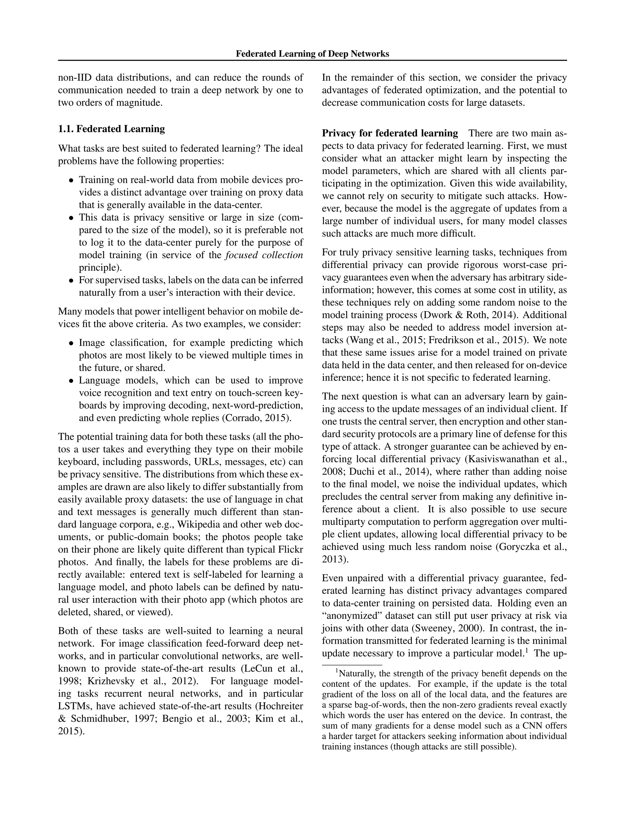 Federated learning of deep networks using model averaging | PDF