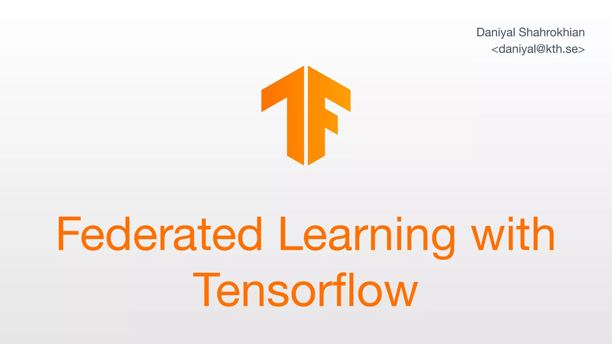 Federated Learning with TensorFlow | PDF
