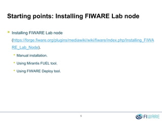 Federating new FIWARE Lab nodes | PPT