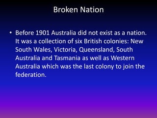 Austalia's Federation | PPTX