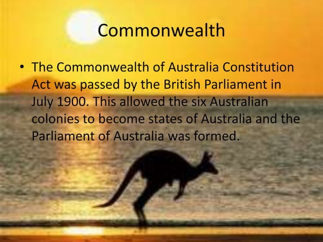 Austalia's Federation | PPTX