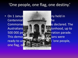Austalia's Federation | PPTX