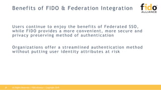 Integrating FIDO Authentication & Federation Protocols | PDF
