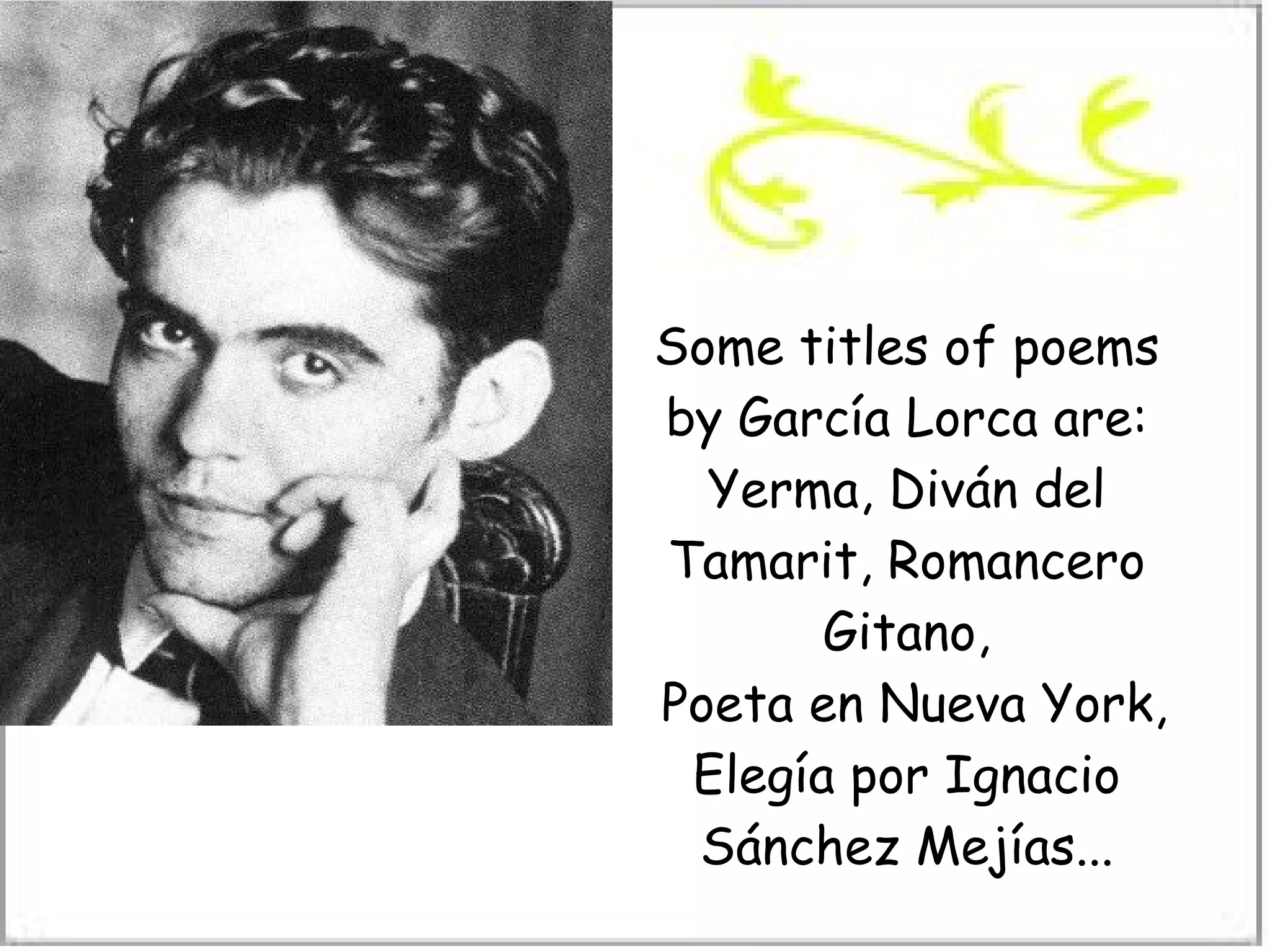 Federico García Lorca | PPT